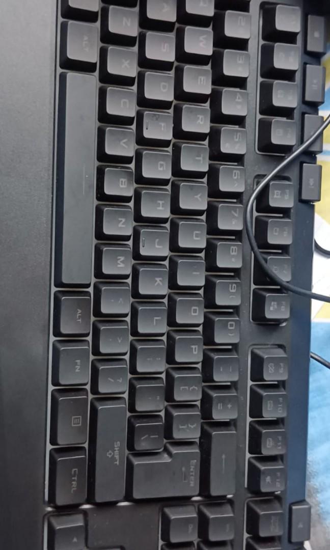 Membrane wired keyboard, Model: BACKLIT KB V2, Computers & Tech, Parts ...