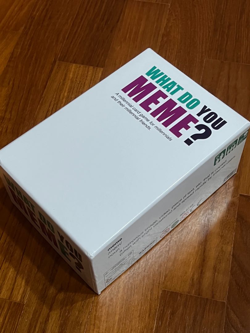 Meme Card Game, Hobbies & Toys, Toys & Games on Carousell