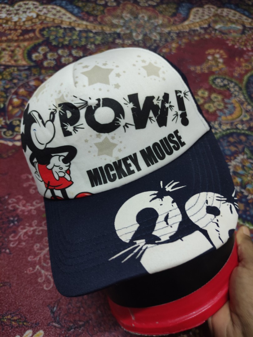 Mickey mouse cap, Men's Fashion, Watches & Accessories, Cap & Hats on Carousell
