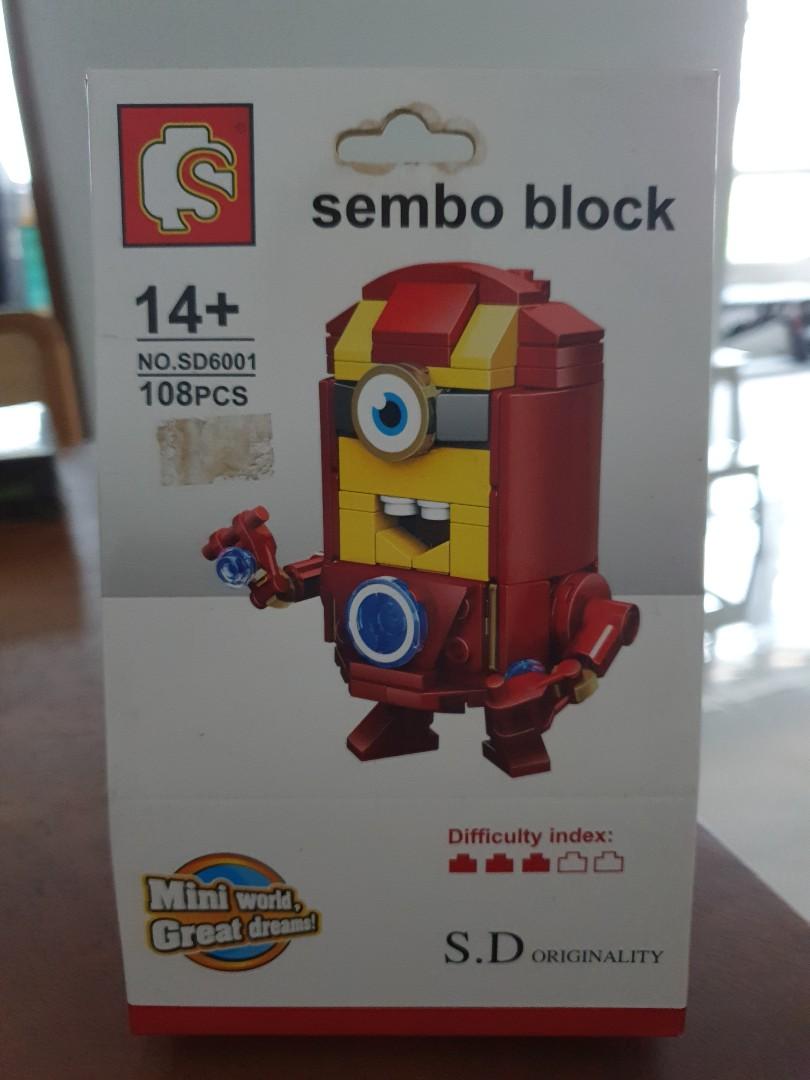 Minion Bricks Toy, Hobbies & Toys, Toys & Games on Carousell