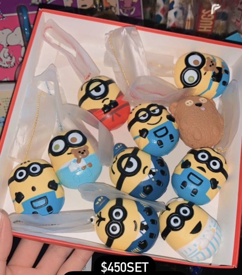 minion squishy, 興趣及遊戲, 玩具 & 遊戲類 - Carousell