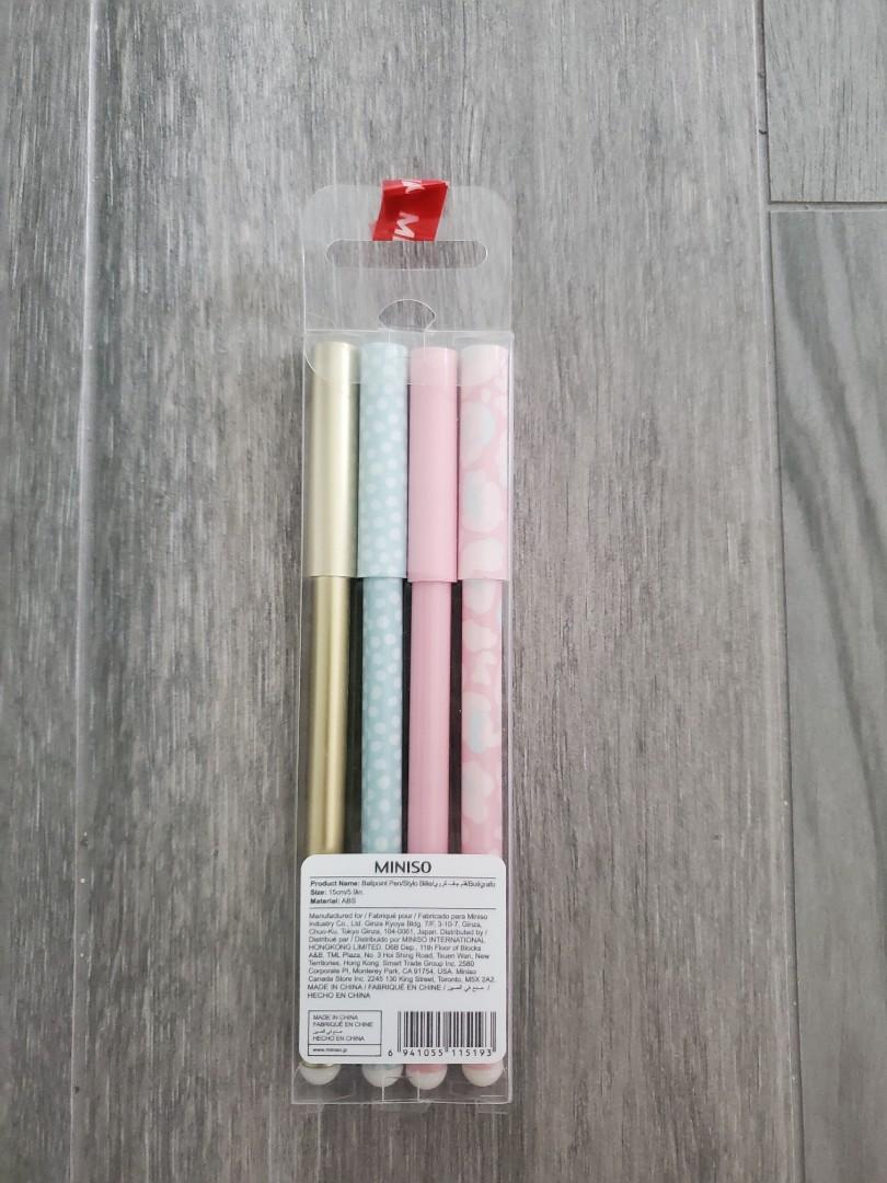 Miniso pen set, Hobbies & Toys, Stationery & Craft, Stationery & School ...
