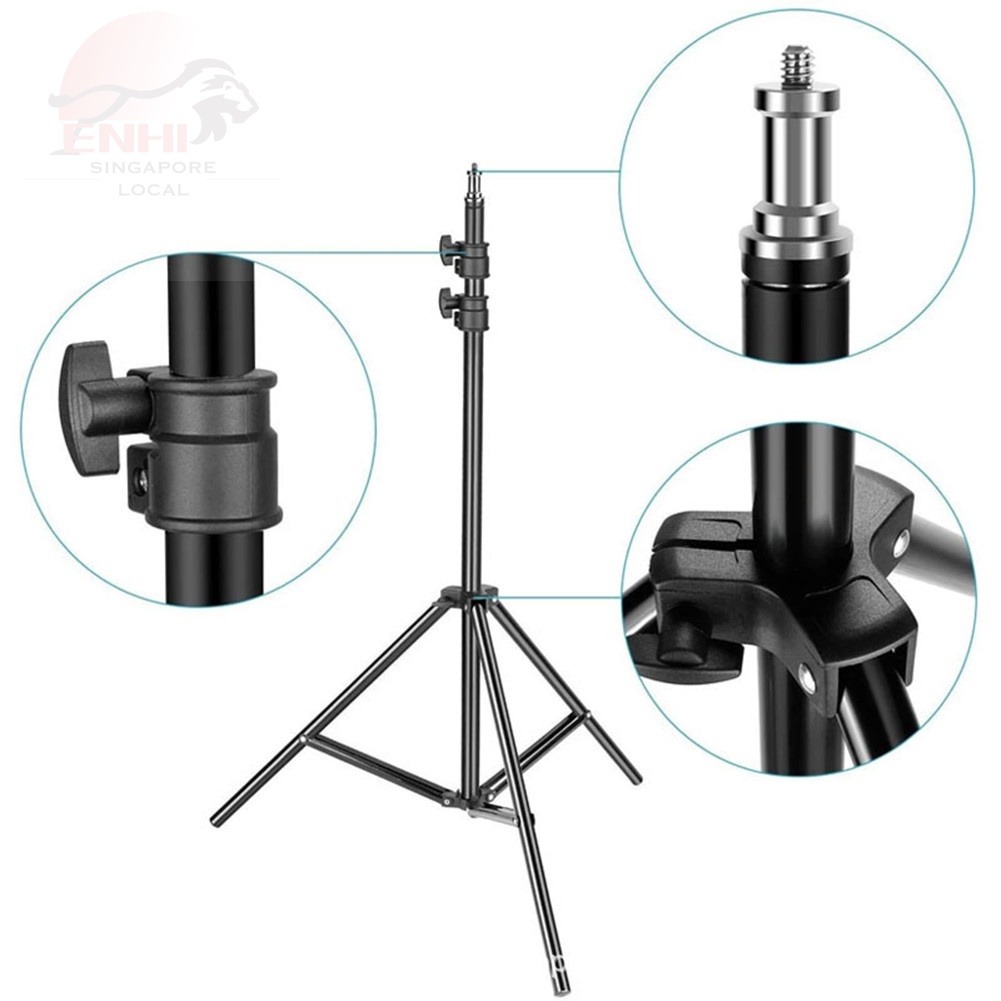 Multi-purpose Stretchable Stand 2M high Light Stand tripod Camera Stand ...