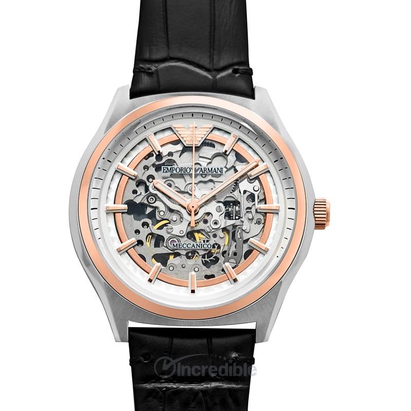 [NEW] Emporio Armani Automatic White Dial Stainless Steel Men's Watch ...