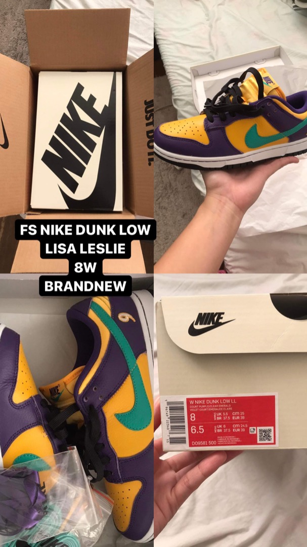 NIKE DUNK LOW LISA LESLIE, Luxury, Sneakers & Footwear on Carousell