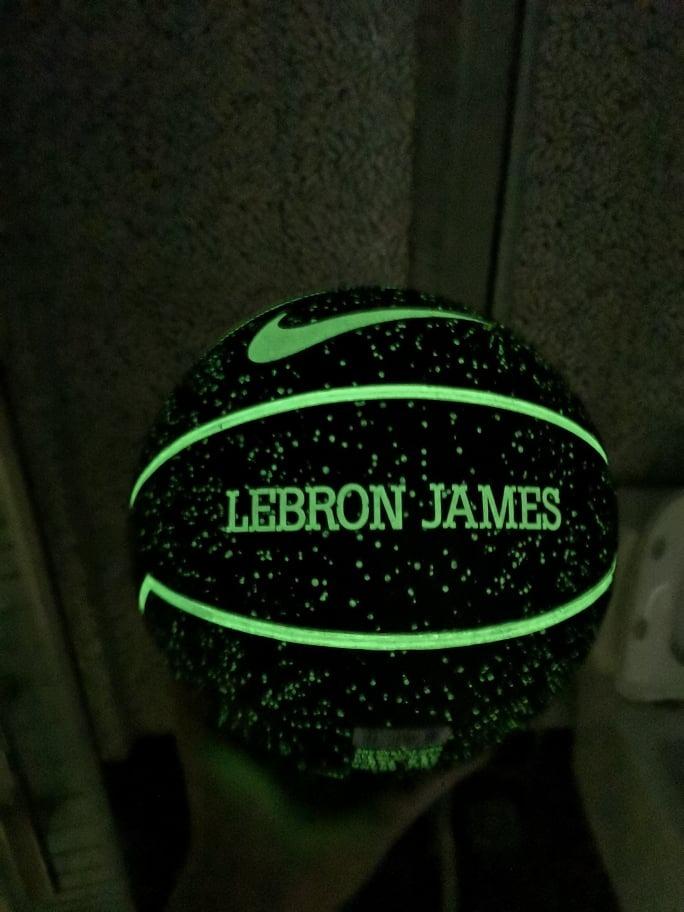 Nike Lebron James Glowing the Dark Basket Ball, Sports Equipment ...