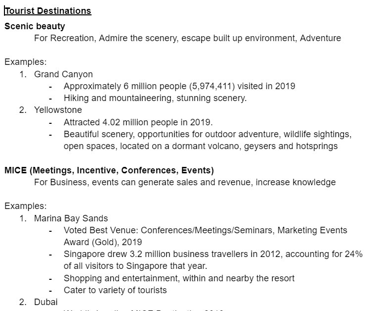 O level Tourism LOU Examples, Hobbies & Toys, Books & Magazines ...