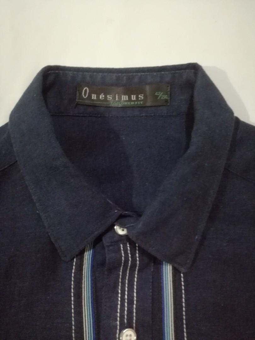 Onesimus Jacket type polo barong, Men's Fashion, Tops & Sets, Formal ...
