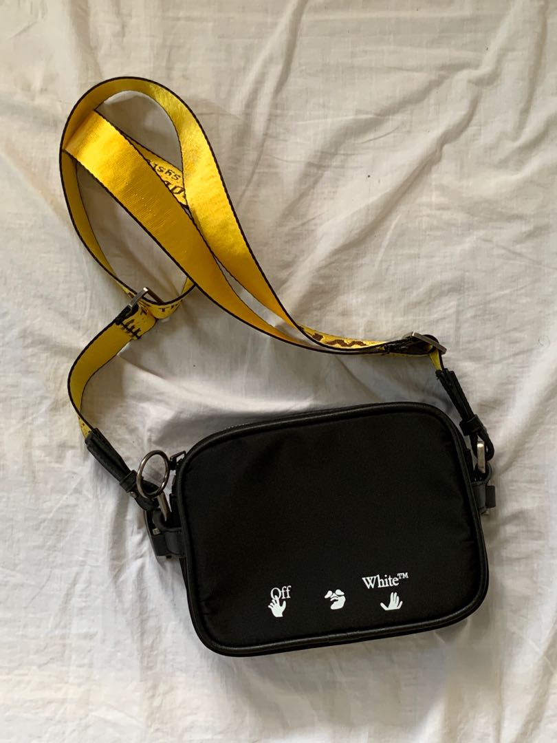 Original OFF WHITE cross body bag, Luxury, Bags & Wallets on Carousell