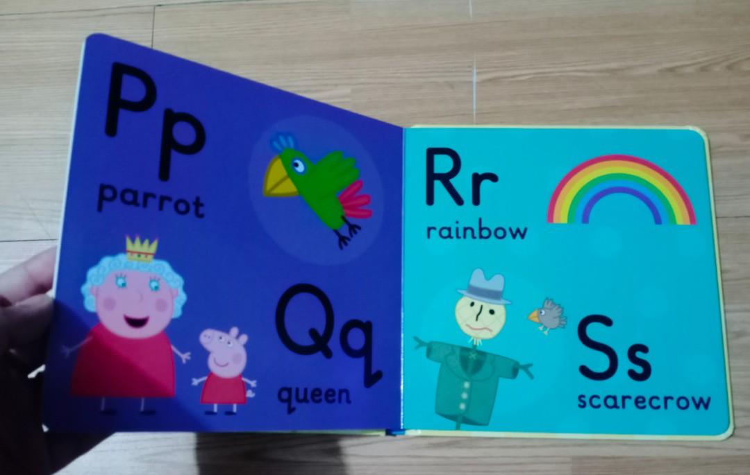 Peppa Pig's ABC Board book, Hobbies & Toys, Books & Magazines, Children ...