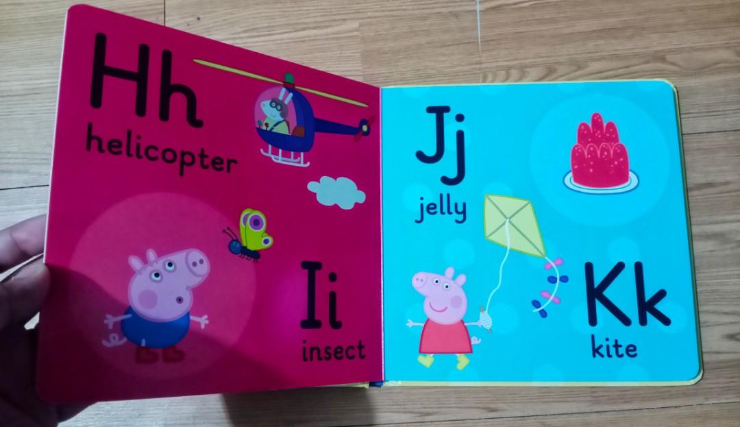 Peppa Pig's ABC Board book, Hobbies & Toys, Books & Magazines, Children ...