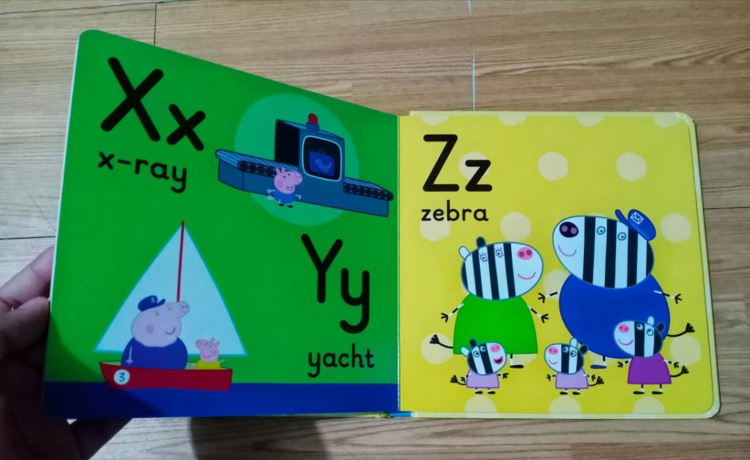 Peppa Pig's ABC Board book, Hobbies & Toys, Books & Magazines, Children ...