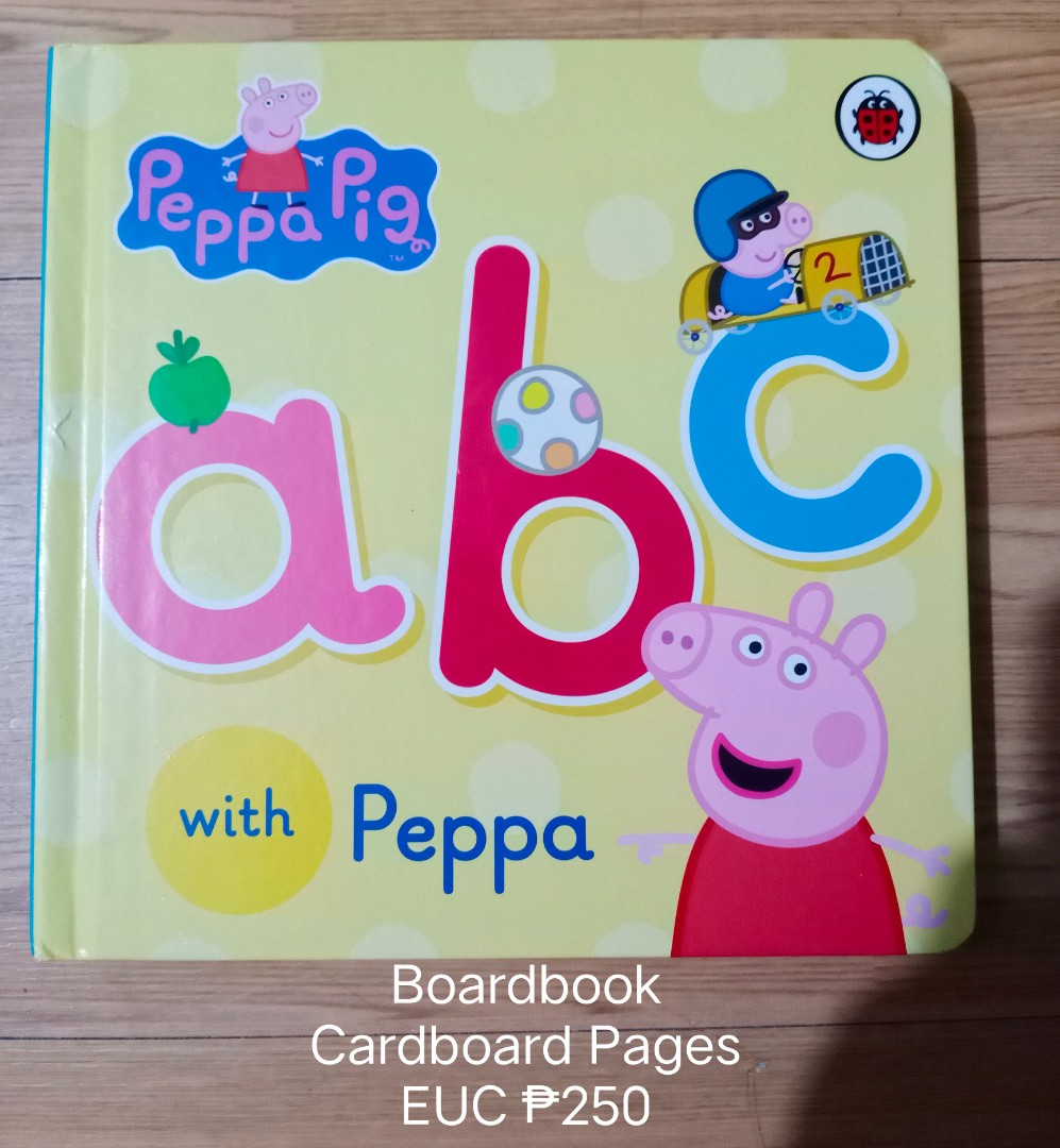 Peppa Pig's ABC Board book, Hobbies & Toys, Books & Magazines, Children ...