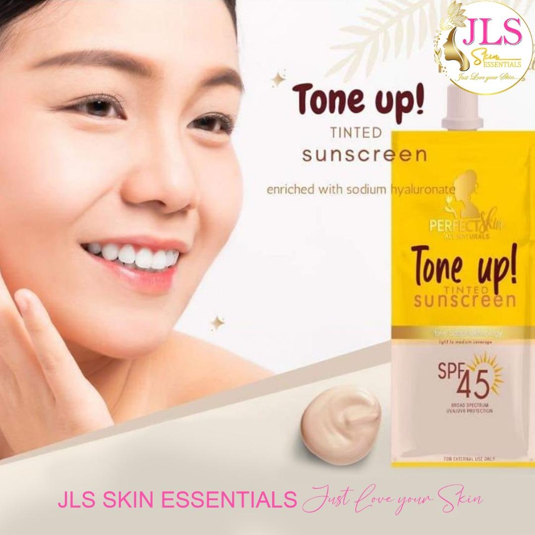 Perfect Skin Tone Up Tinted Sunscreen SPF45 (50g), Beauty & Personal ...