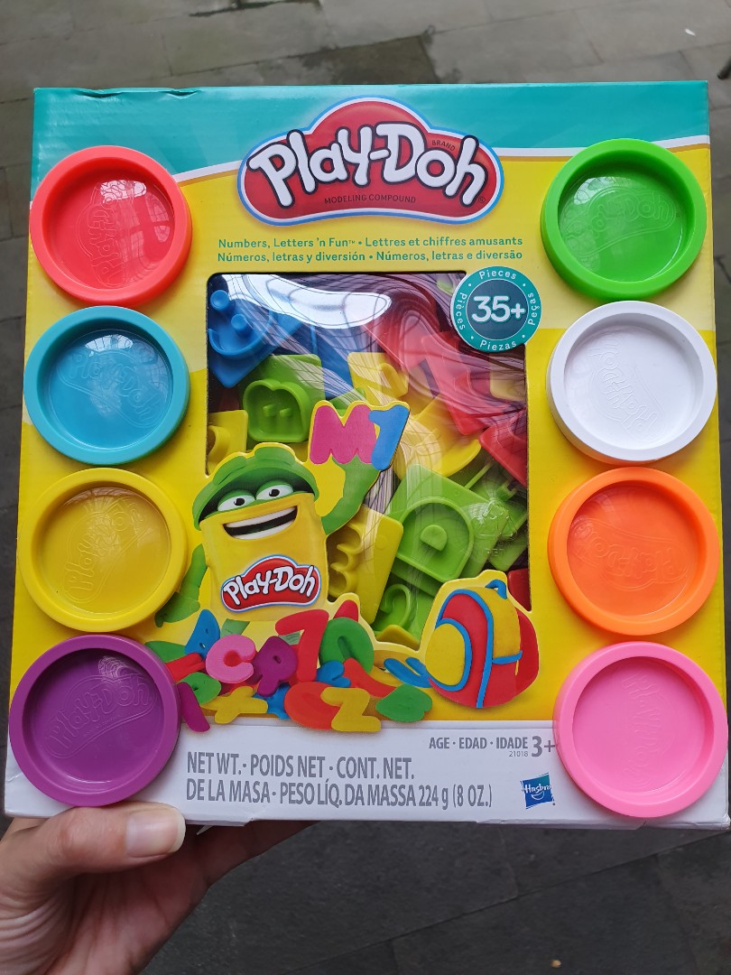 Play Doh Alphabet and Numbers, Toys & Collectibles, Mainan di Carousell