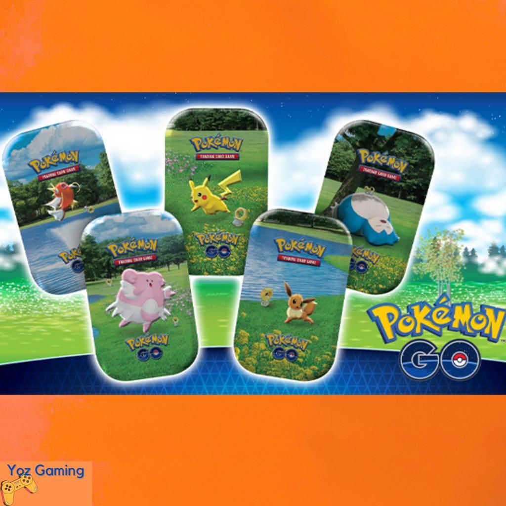 [Set of 5] Pokemon TCG SWSH Pokemon Go Mini Tins (Blissey, Eevee ...