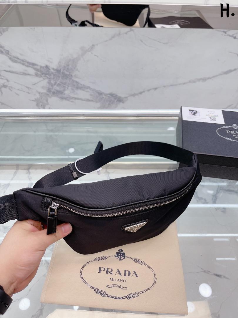 Prada men's black Fanny pack, Men's Fashion, Bags, Belt bags, Clutches ...
