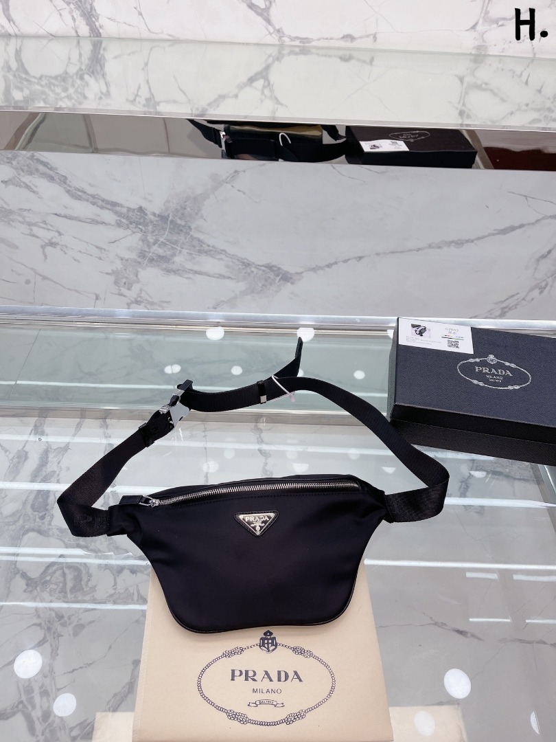 Prada men's black Fanny pack, Men's Fashion, Bags, Belt bags, Clutches ...