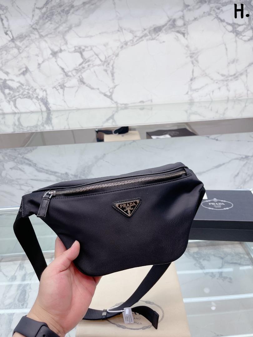 Prada men's black Fanny pack, Men's Fashion, Bags, Belt bags, Clutches ...