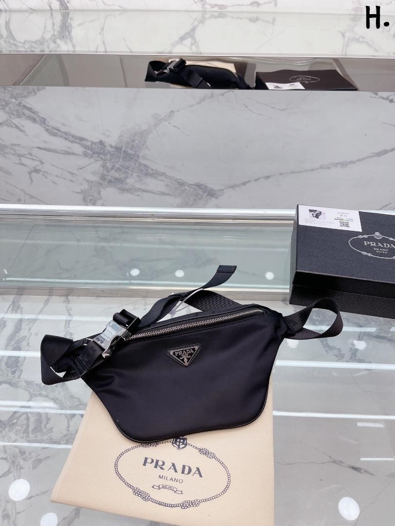 Prada men's black Fanny pack, Men's Fashion, Bags, Belt bags, Clutches ...