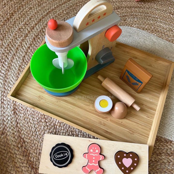 Pretend Play Wooden Baking Set, Hobbies & Toys, Toys & Games on Carousell