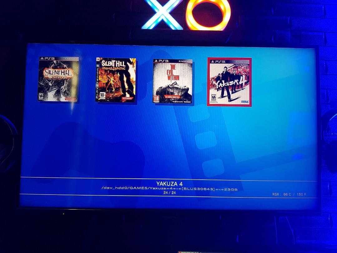 PS3 SLIM JAILBREAK 500GB, Video Gaming, Video Game Consoles ...