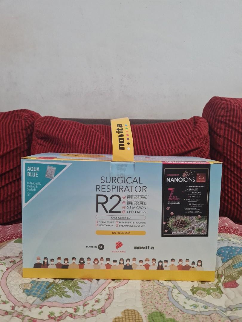 R2 Surgical Respirator (100pc box), Health & Nutrition, Face Masks ...