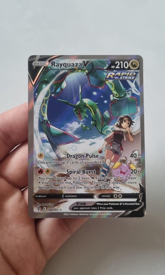 Rayquaza V Alternate Art | Evolving Skies | Pokemon TCG | Pokemon Cards ...