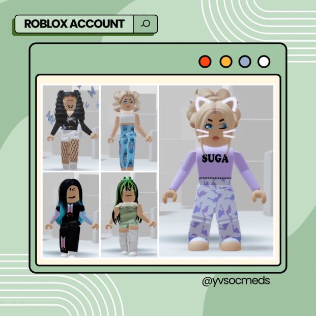 ROBLOX GIRL ACC, Video Gaming, Gaming Accessories, Game Gift Cards ...