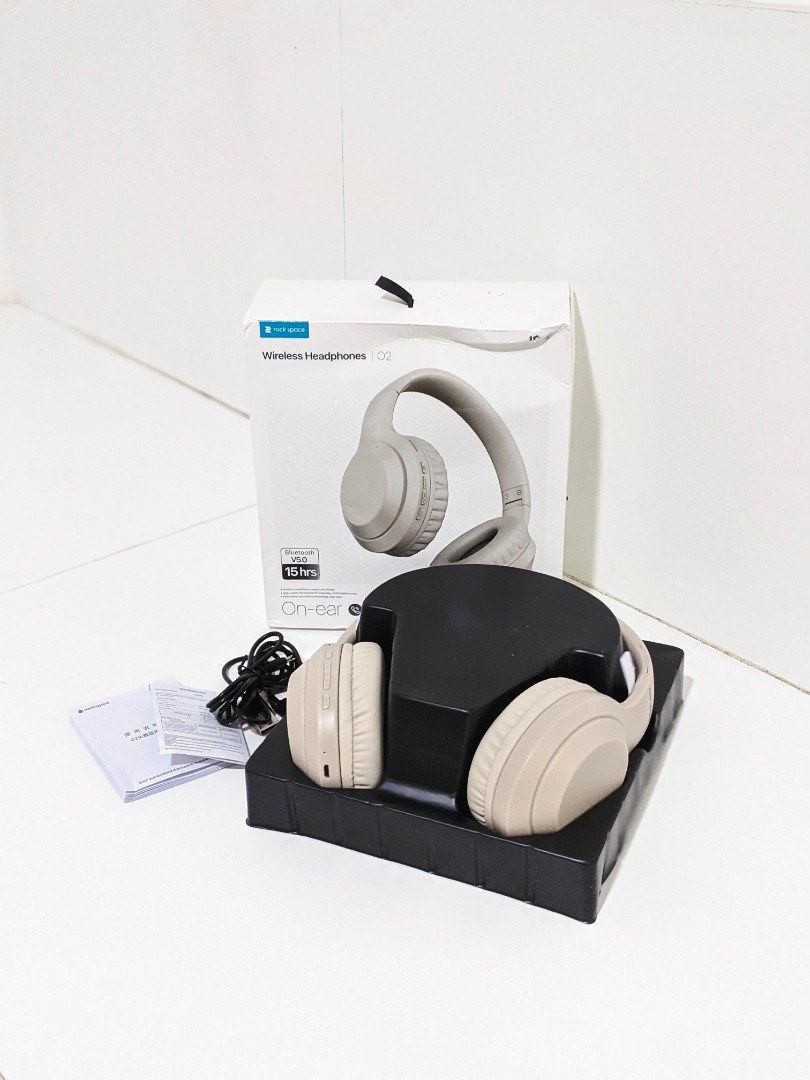 [RUSH] Rock Space O2 Wireless Headphone Bluetooth Foldable Headset with ...
