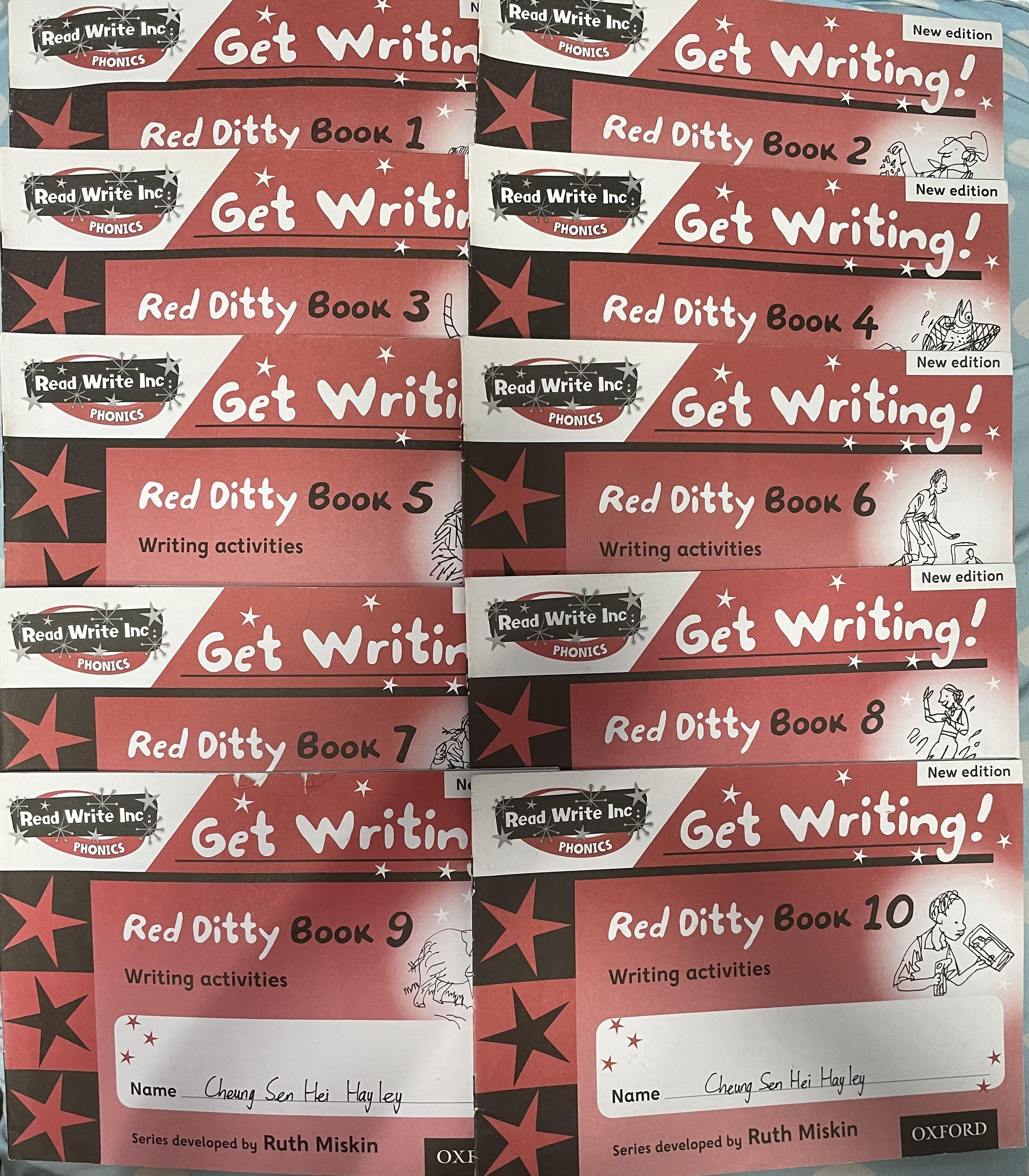 RWI writing activities red 1-10, 興趣及遊戲, 書本 & 文具, 教科書 - Carousell