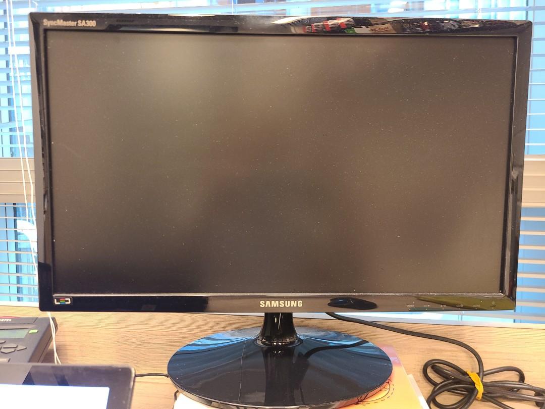 Samsung SyncMaster SA300 LCD monitor 21.5", 電腦＆科技, 電腦周邊及配件, 電子屏幕 ...