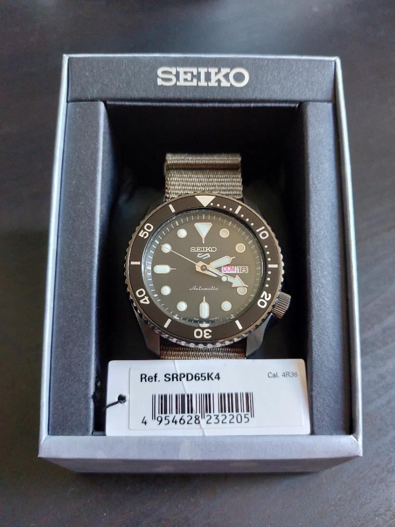Seiko 5 Sports SRPD65K4, Luxury, Watches on Carousell