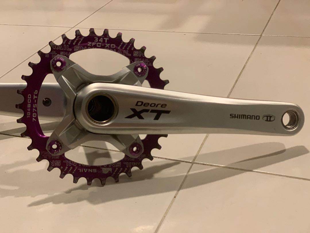 Shimano Deore XT hollow tech 2 M770 crank arm, Sports Equipment, Bicycles & Parts, Parts ...