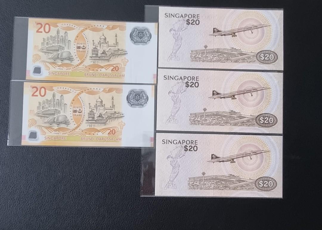 Singaoore $20 Note, Hobbies & Toys, Memorabilia & Collectibles ...