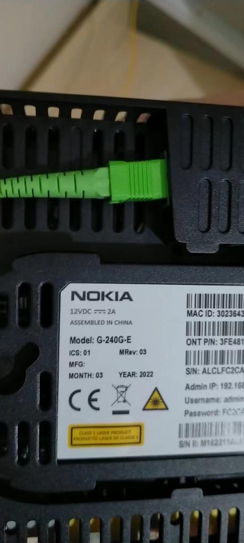 Singtel broadband plan 1G Fibre, ownership transfer, original price $50 ...