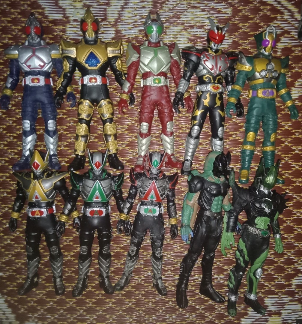 Personal Collection to Letgo: [BANDAI] Sofubi RHS & RKS - Kamen Rider Blade Sets (10 pcs ...