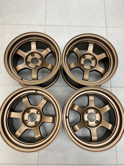 Sport Rim TE37V 15x8JJ PCD100 ET20, Auto Accessories on Carousell