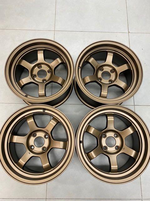 Sport Rim TE37V 15x8JJ PCD100 ET20, Auto Accessories on Carousell