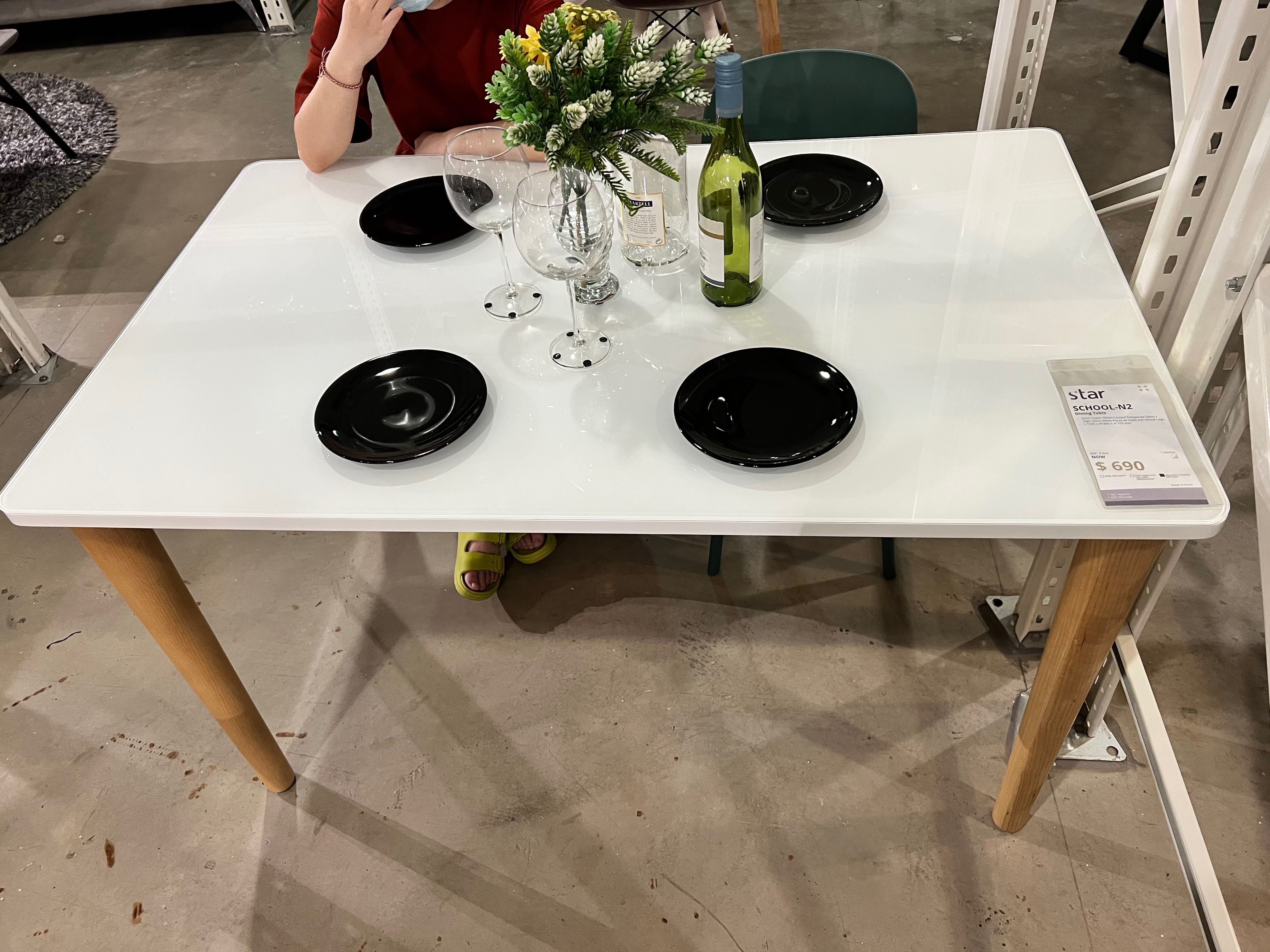 Star living dining table + free ikea office chair for small house ...