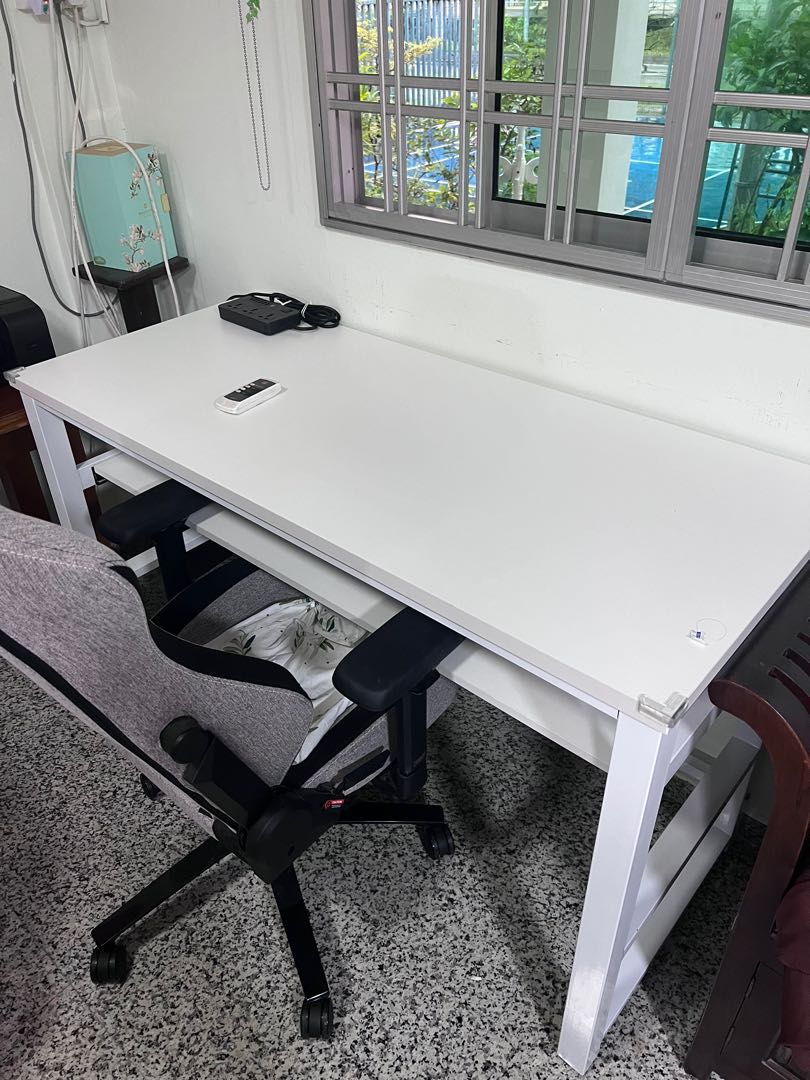 Study table with pull out level, Furniture & Home Living, Furniture ...