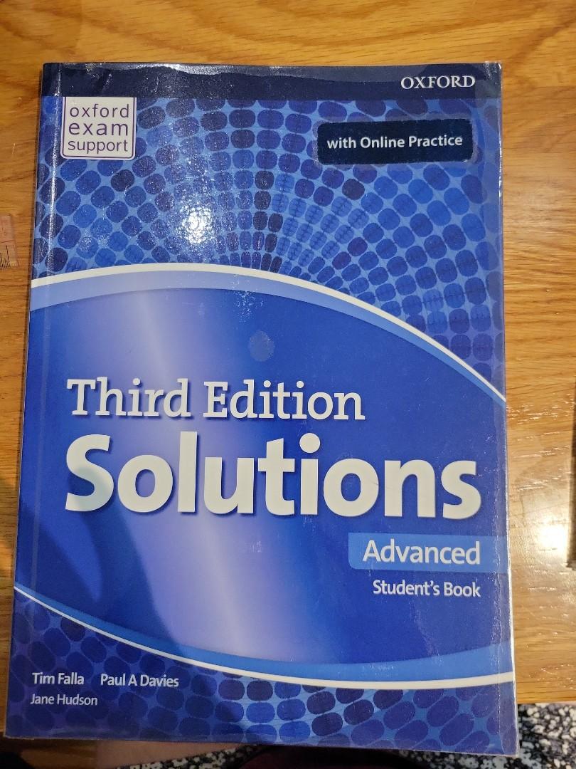 Third Edition Solution Advanced Student's book, 興趣及遊戲, 書本 & 文具, 教科書 ...