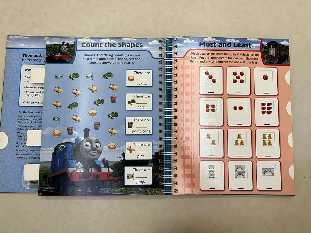 Thomas - math with pull out, Hobbies & Toys, Books & Magazines ...