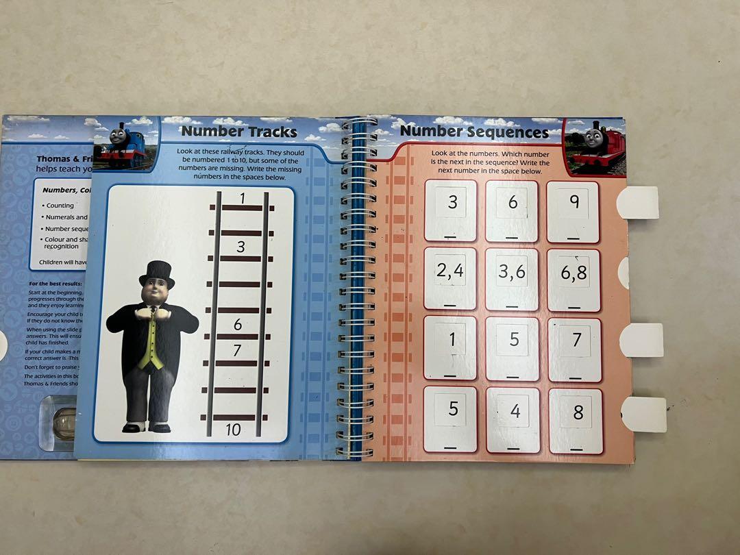 Thomas - math with pull out, Hobbies & Toys, Books & Magazines ...