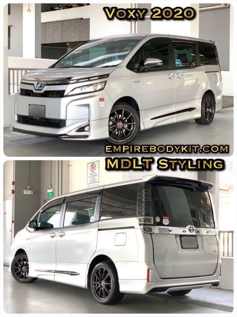 Toyota Voxy Noah Esquire Bodykit and Spoiler, Car Accessories, Accessories on Carousell