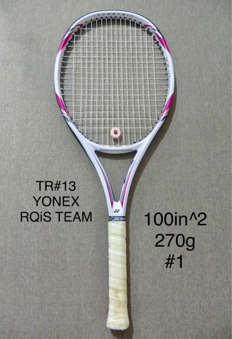 TR#13 YONEX RQiS TEAM TENNIS RACKET, Sports Equipment, Sports & Games ...