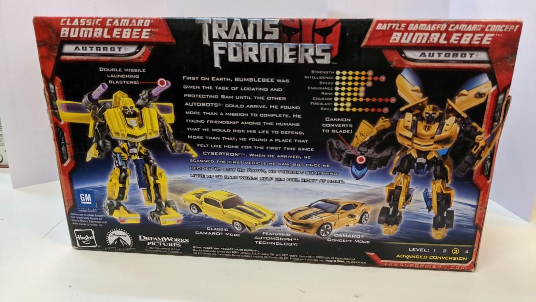 Transformers bumblebee evolution of a hero, 興趣及遊戲, 玩具 & 遊戲類 - Carousell