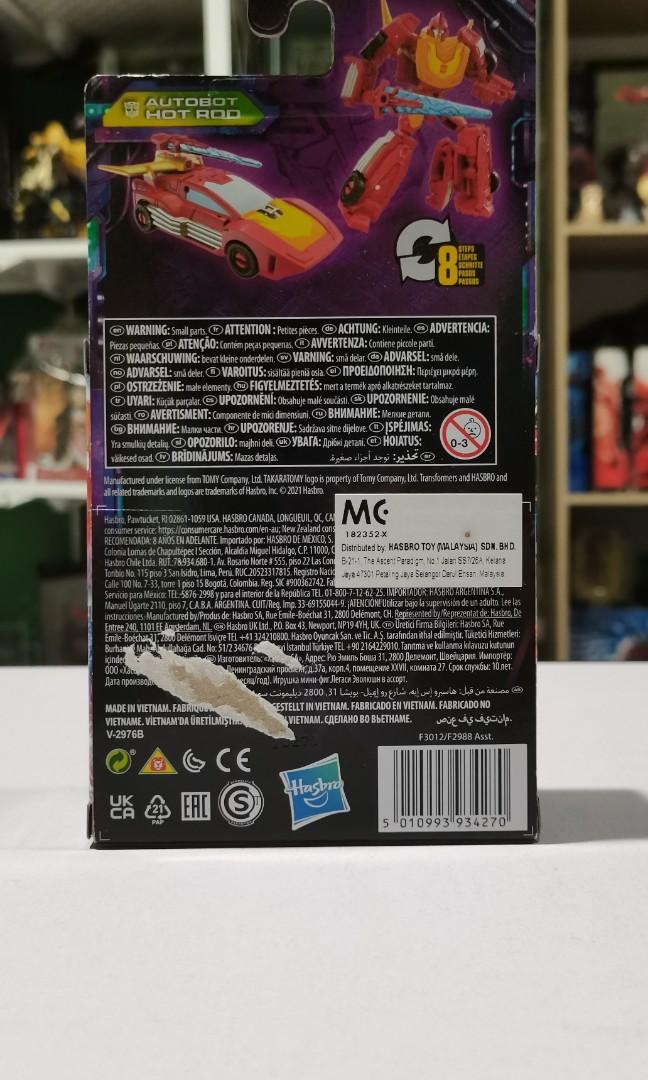 Transformers Legacy Core Hot Rod, Hobbies & Toys, Toys & Games on Carousell