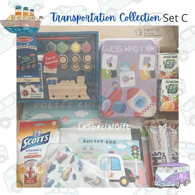 Transport care/gift/activity pack for vehicles lover! (Set C), Food ...