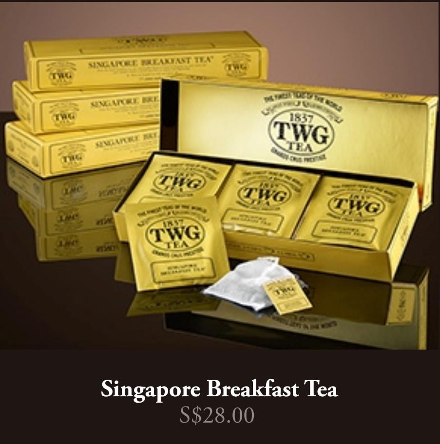 TWG Tea (Singapore Breakfast Tea), Food & Drinks, Other Food & Drinks ...